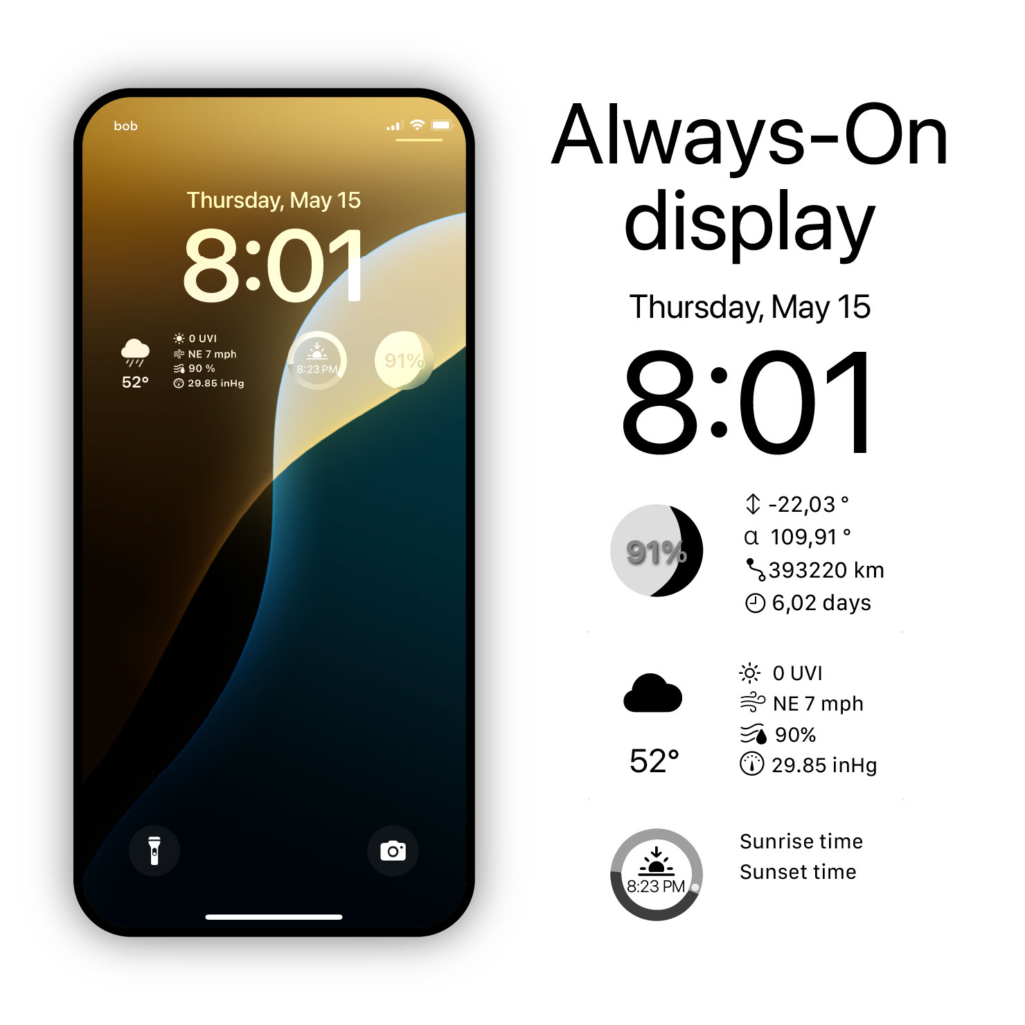 Circular calendar App